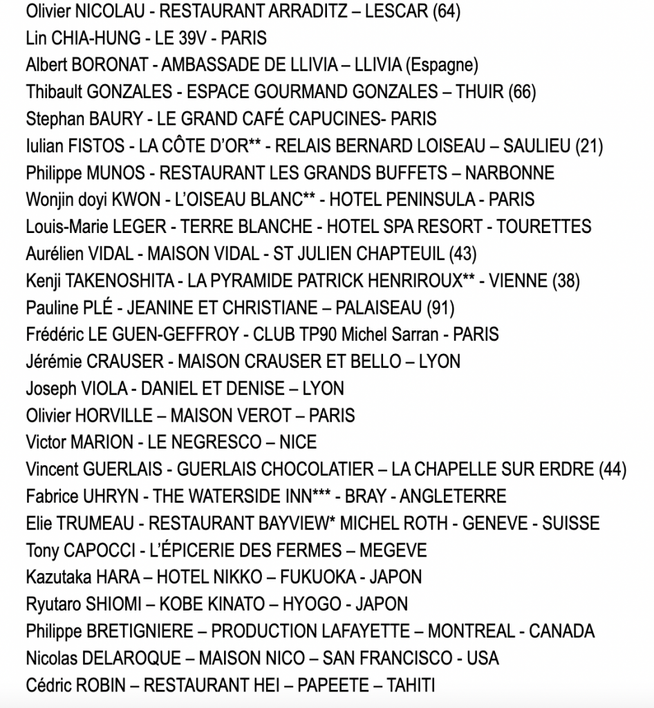 Il est sélectionné pour la finale : Kenji Takenoshita, du restaurant La ...